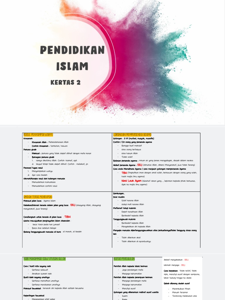 Nota Ringkas k2 | PDF