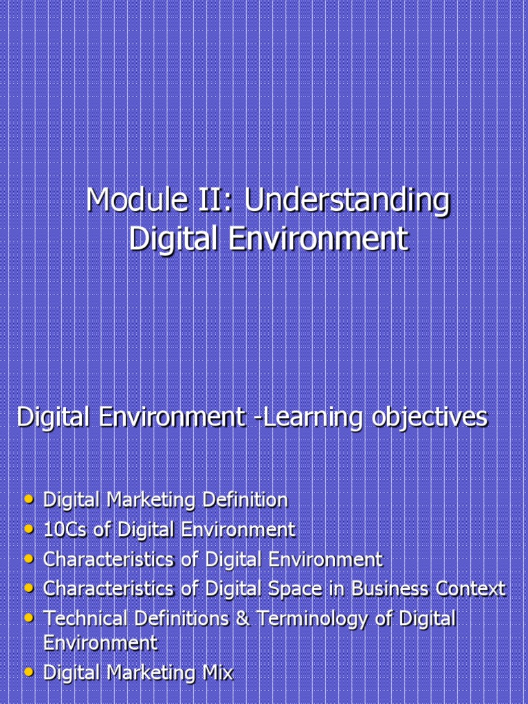 Edm Module Ii Intro To Digital Marketing Pdf Byte Marketing