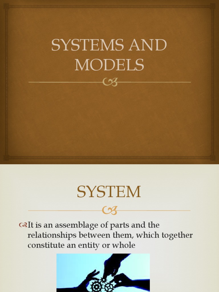 Systems and Models | Download Free PDF | System | Ecology