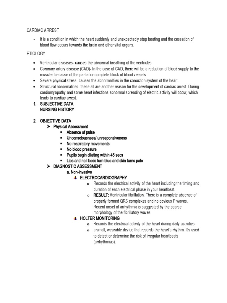 Cardiac Arrest | PDF | Heart | Cardiology