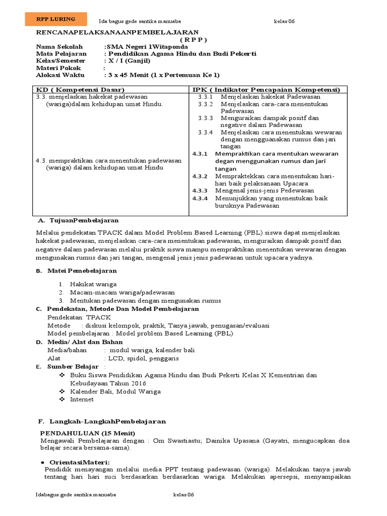 Intrumen Penilaian PTK | PDF
