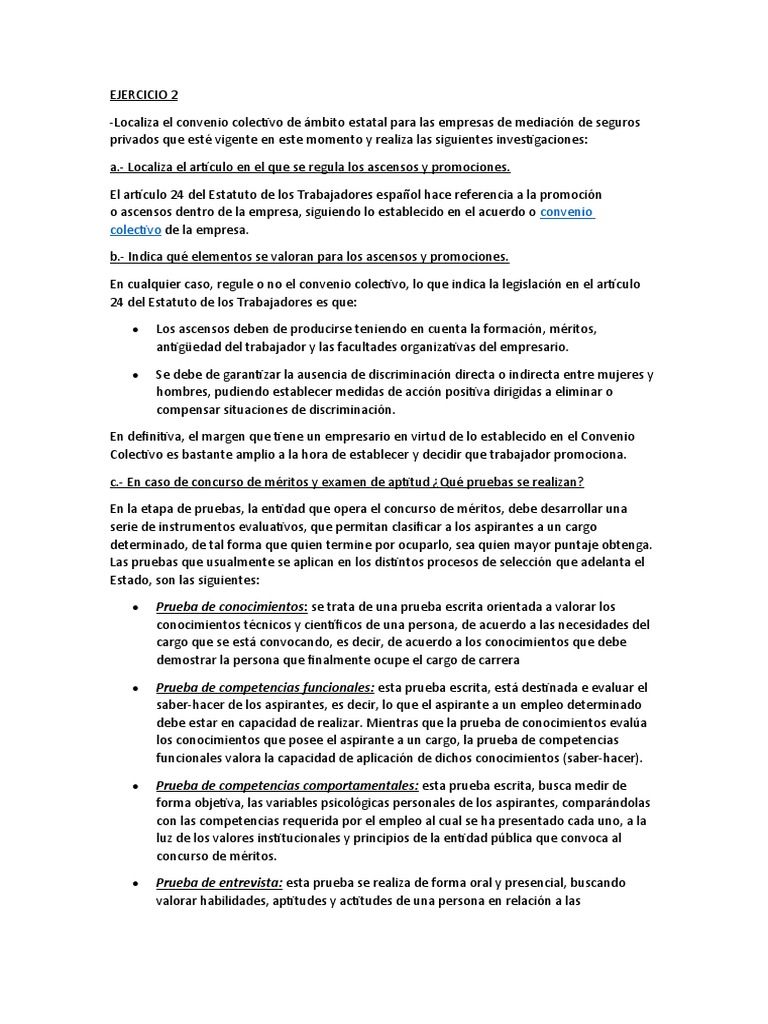 Ejercicios RSC Tema 3 | PDF | Reclutamiento | Discriminación