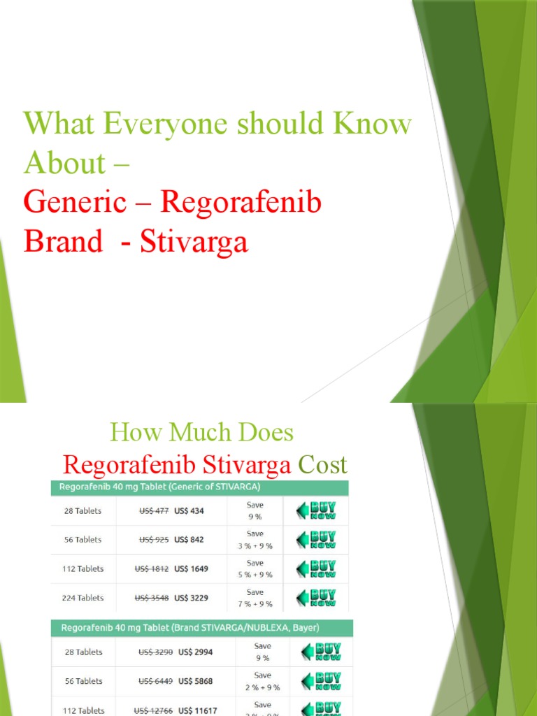 What Is STIVARGA Used To Treat? | PDF