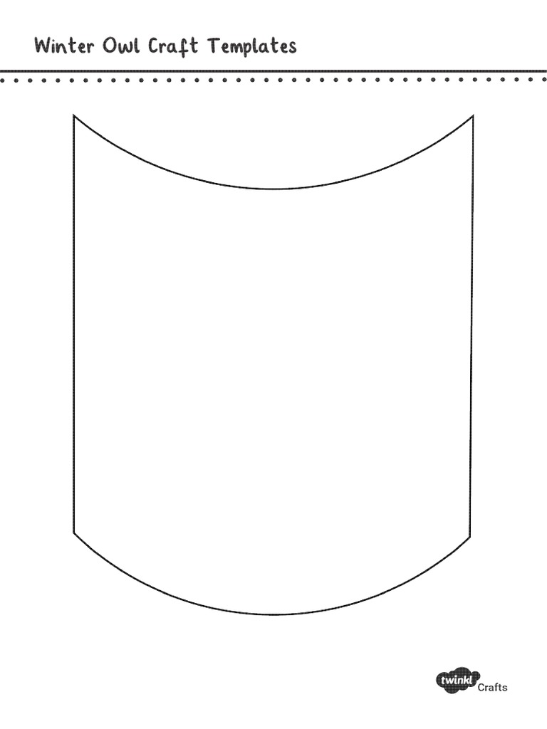 Winter Owl Templates Colour | PDF