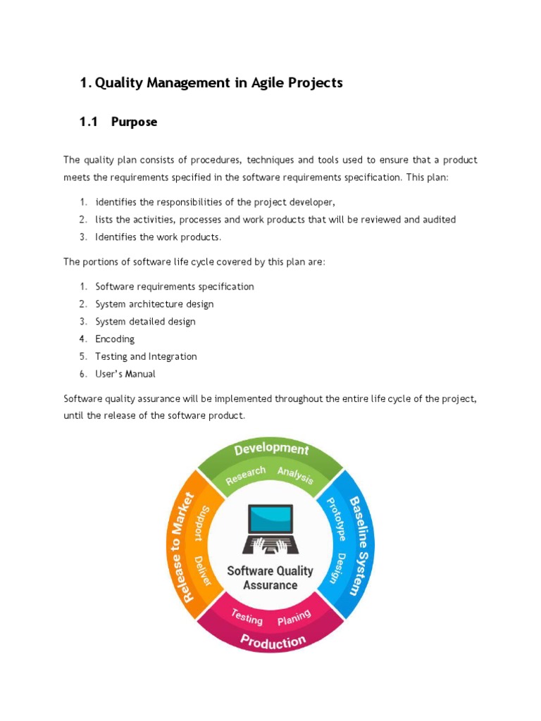 Quality Management in Agile Projects | PDF | Specification (Technical ...