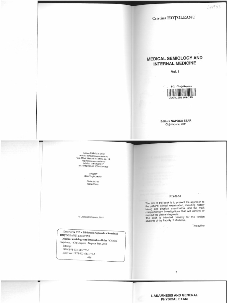 Medical Semiology and Internal Medicine | PDF