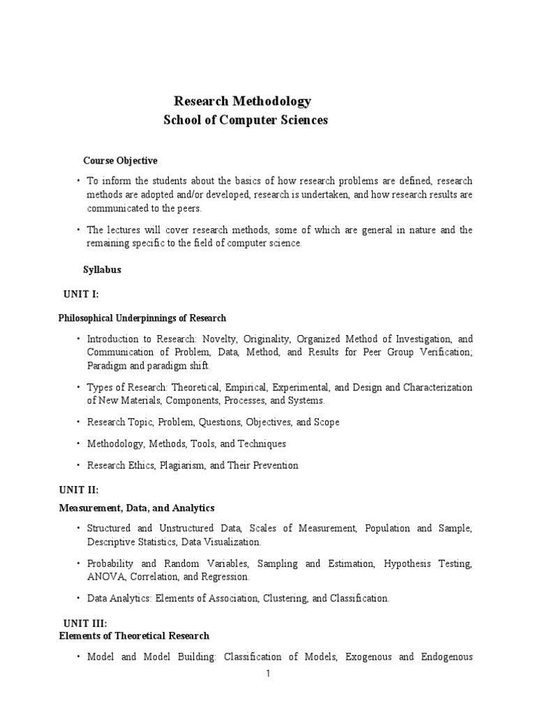 A Guide to Research Methodology: An Overview of the Key Concepts, Methods, and Documentation ...