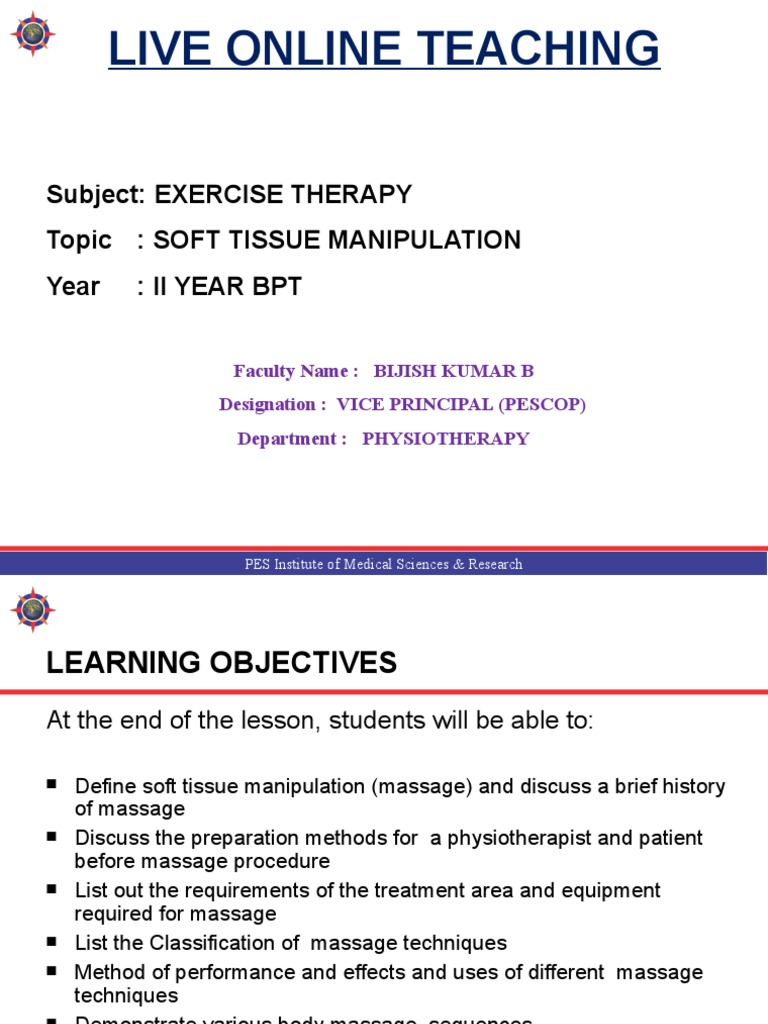 Soft Tissue Manipulation Techniques | PDF | Science & Mathematics