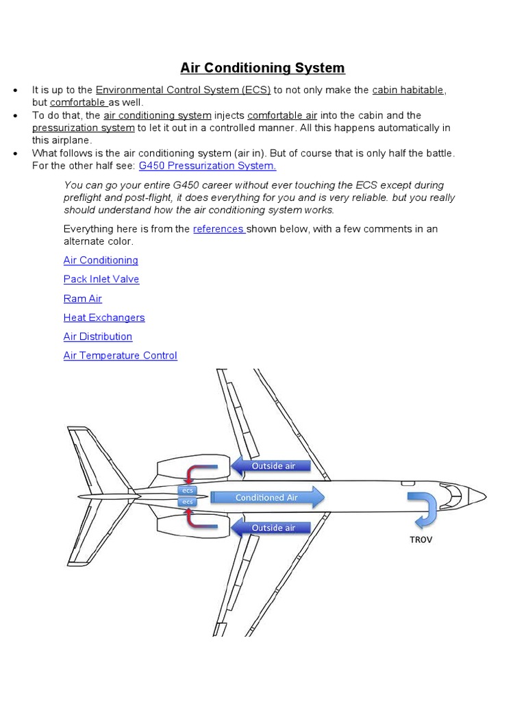 G450 Air Conditioning System | PDF | Manufactured Goods | Mechanical ...
