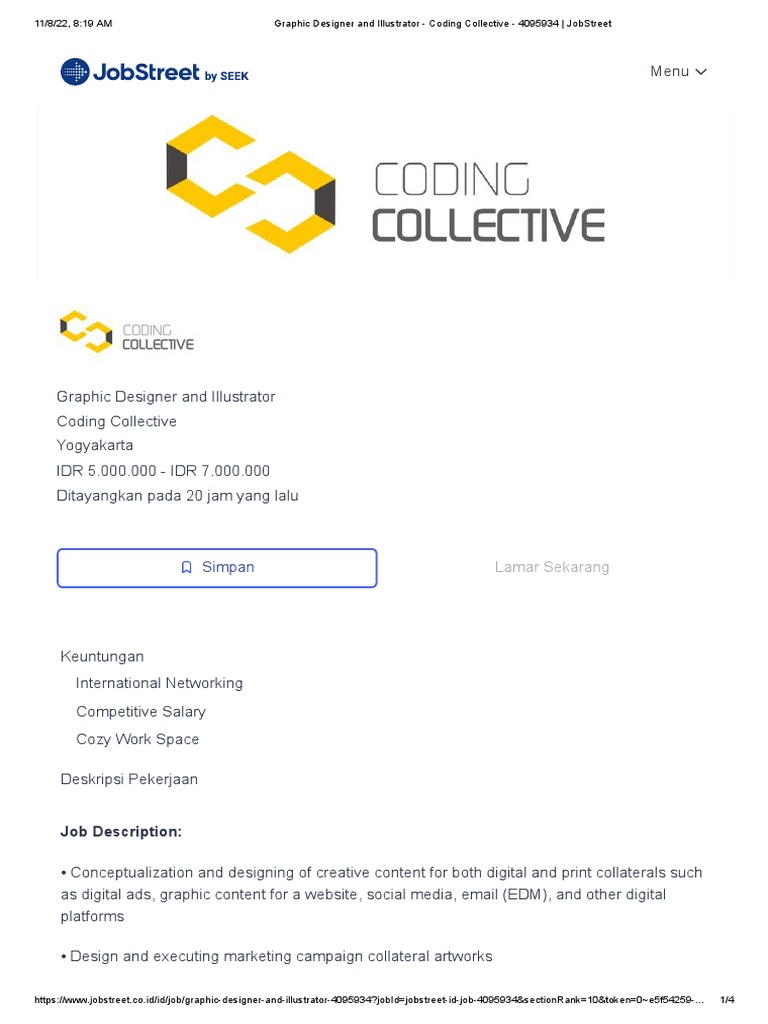 Graphic Designer and Illustrator - Coding Collective - 4095934 ...