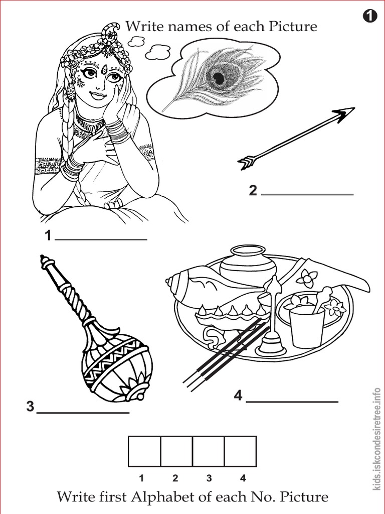 01 - Write Names of Picture 01 | PDF