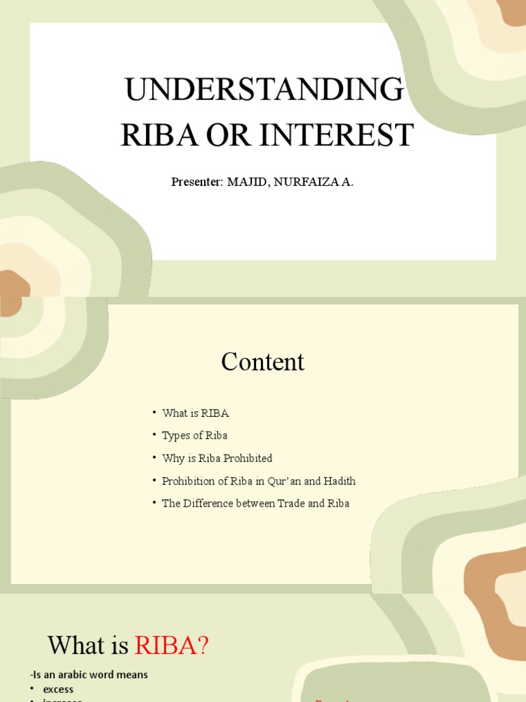 Riba | PDF | Abrahamic Religions | Sharia
