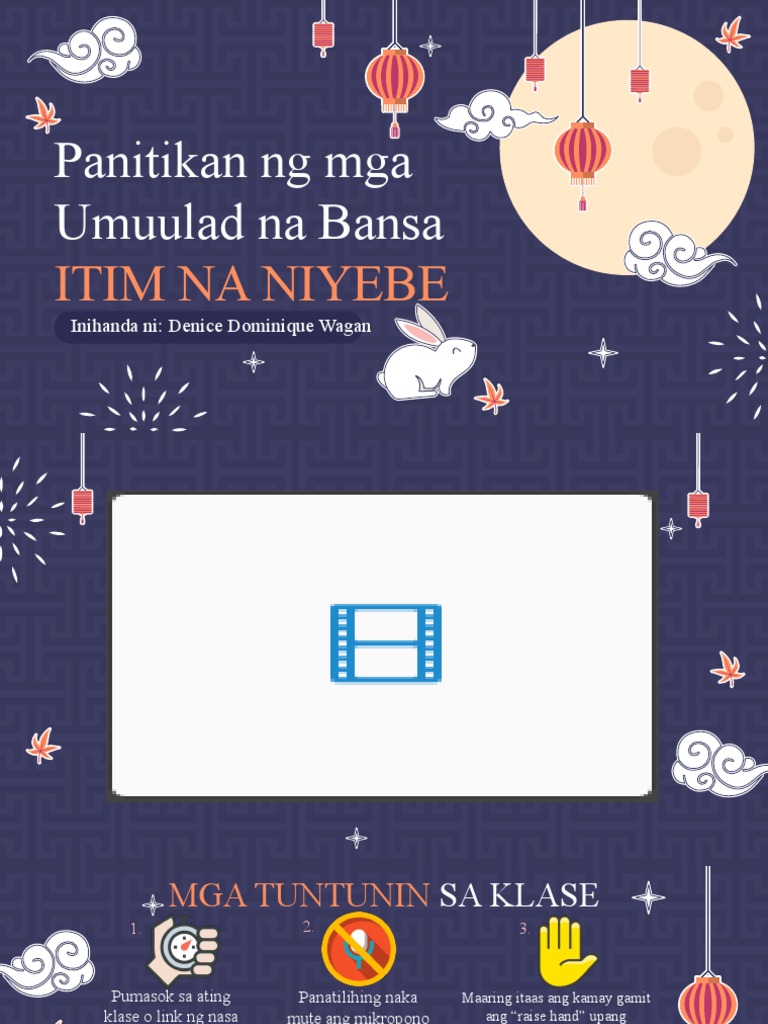 Itim Na Niyebe Presentation Wagan | PDF