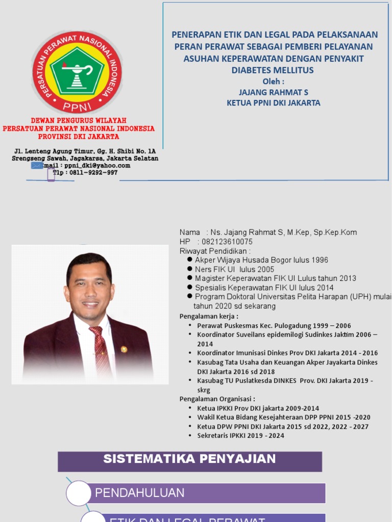 MATERI Etik Perawat Dalam DM | PDF | Pengembangan Diri