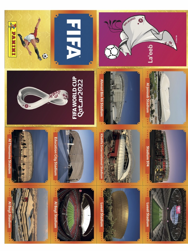 Stickers Album Panini Qatar 2022 para Imprimir PDF Completo FIGURITAS | PDF