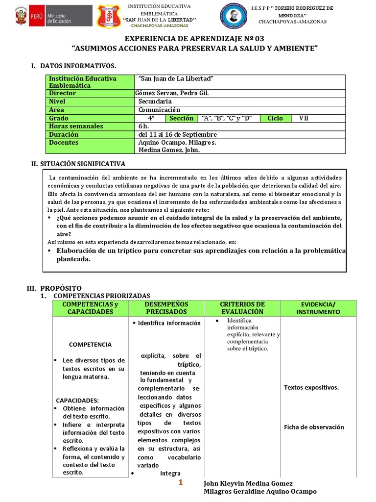Modelo De Experiencia De Aprendizaje 1 Recuperado Automáticamente