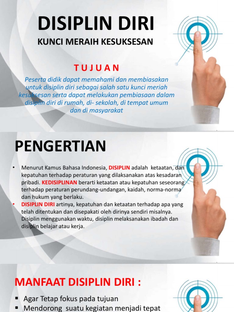 Materi Disiplin Diri Meraih Kesuksesan | PDF