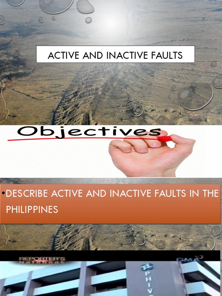 Active and Inactive Faults | PDF