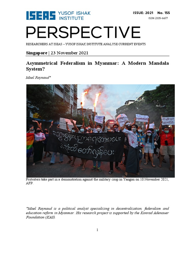 Asymmetrical Federalism in Myanmar A Modern Mandala | PDF | Myanmar ...