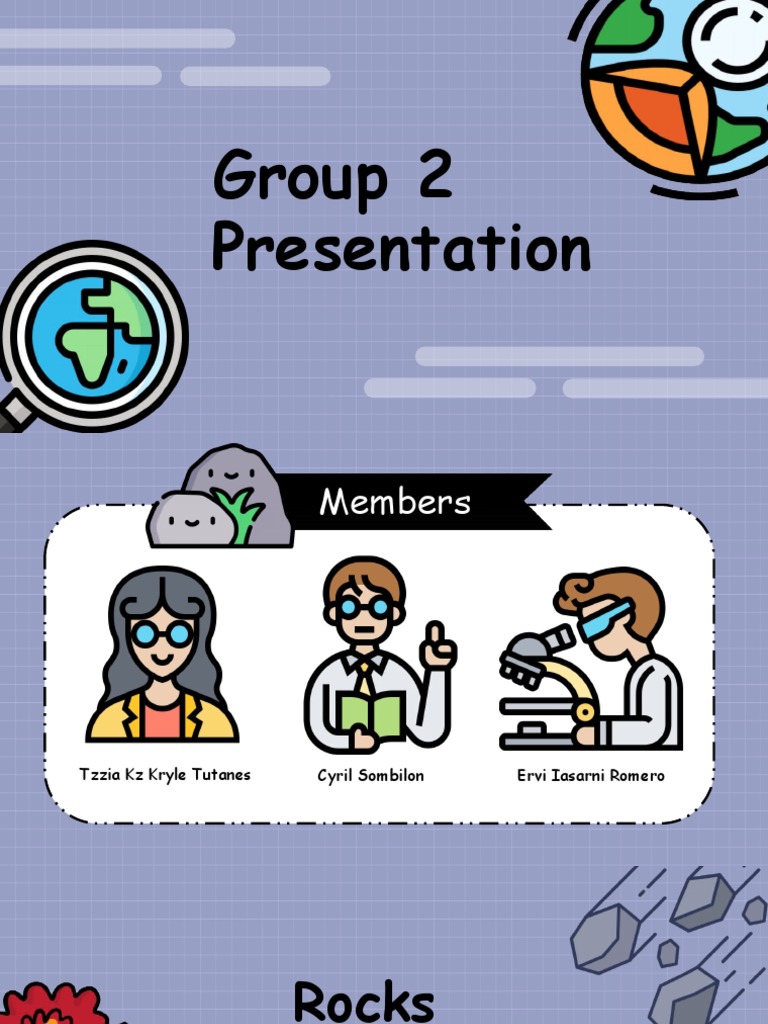 Group 2 Presentation | PDF | Rock (Geology) | Sedimentary Rock