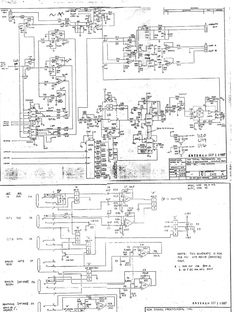 ADA MP1 Schematic | PDF