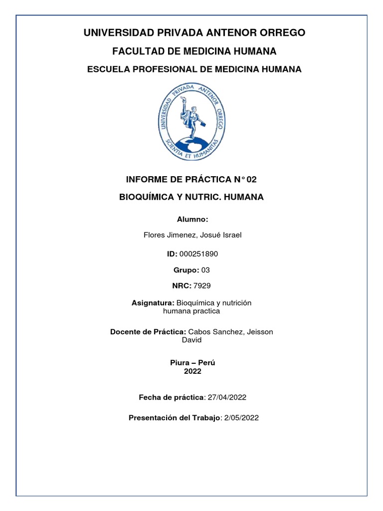 Informe Sem 3 | PDF | Enzima | Cadena de transporte de electrones