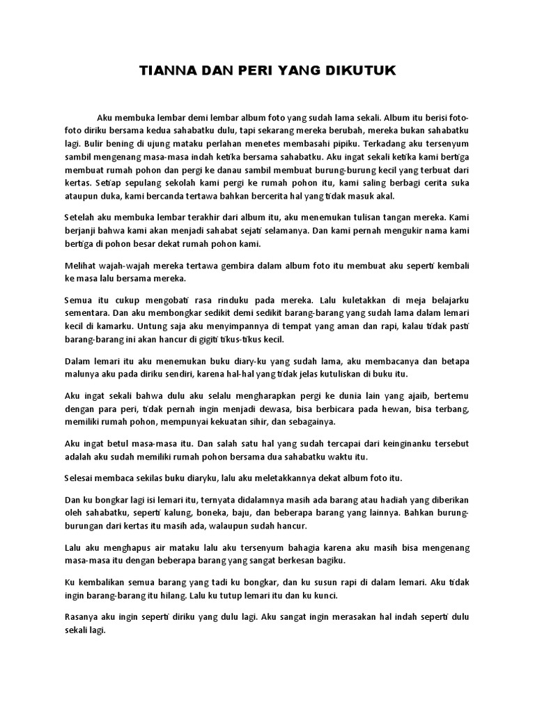 Tianna dan Peri yang Dikukuhkan | PDF