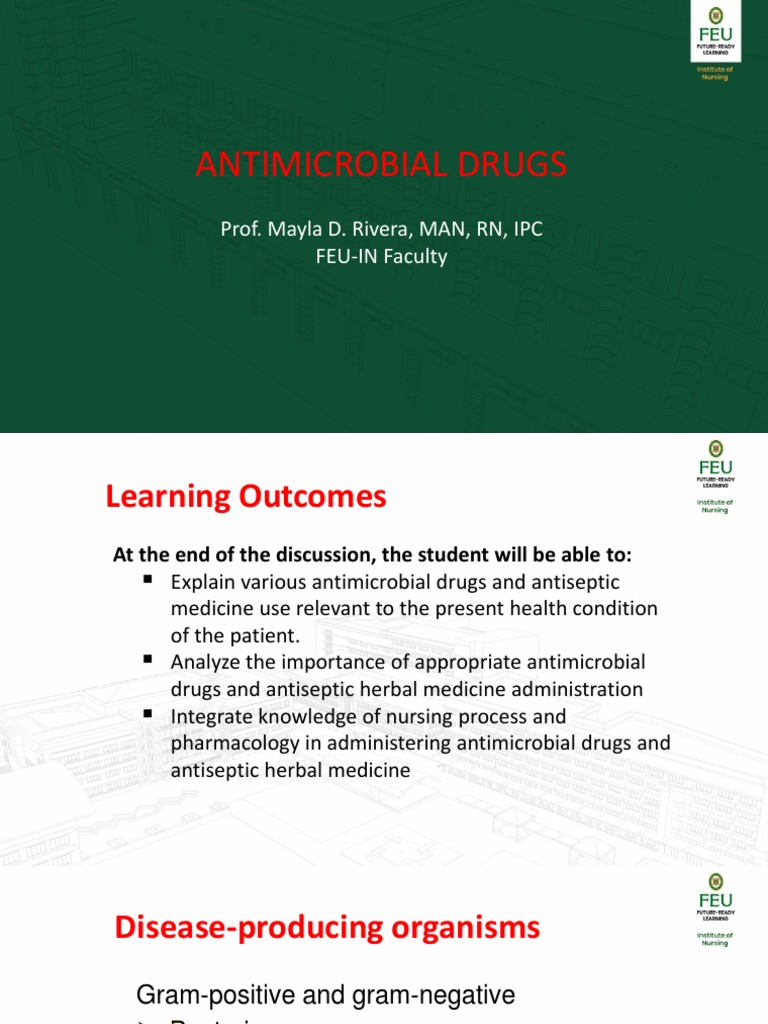 Module+8A Antimicrobials | PDF