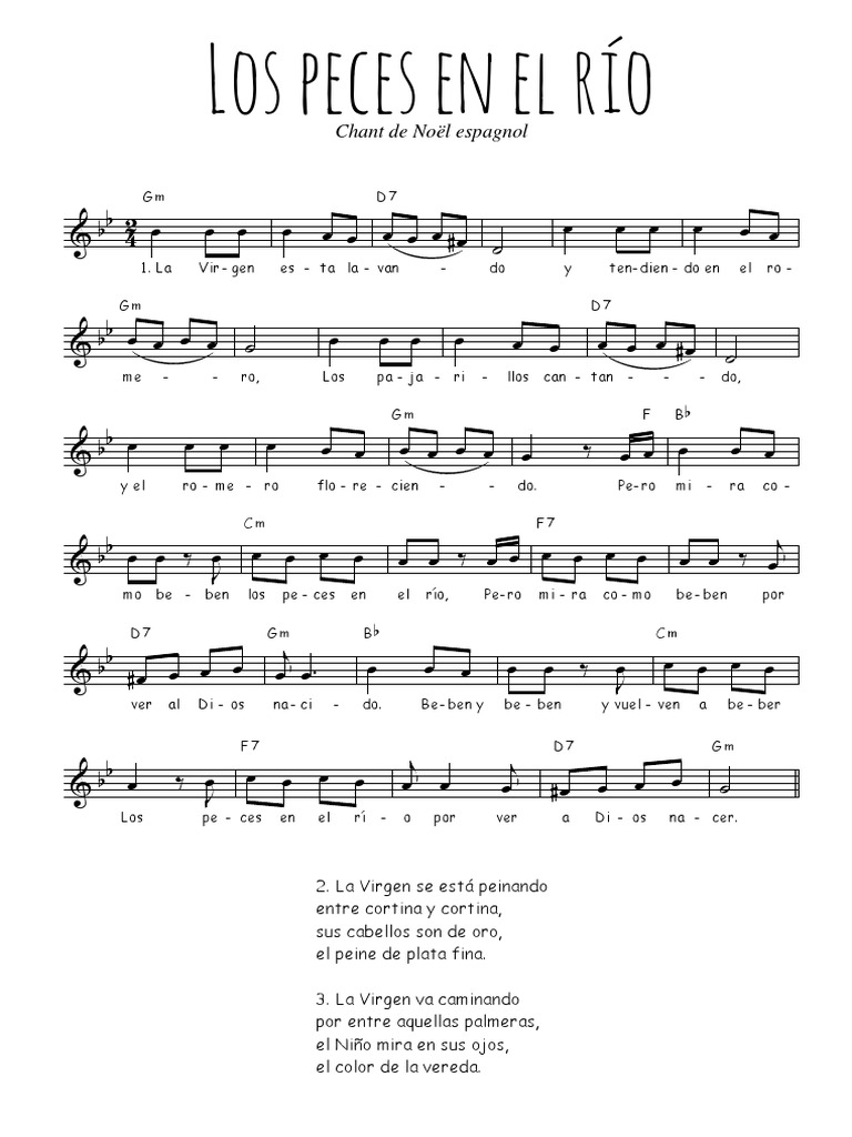 Traditionnel - Los Peces en El Rio | PDF