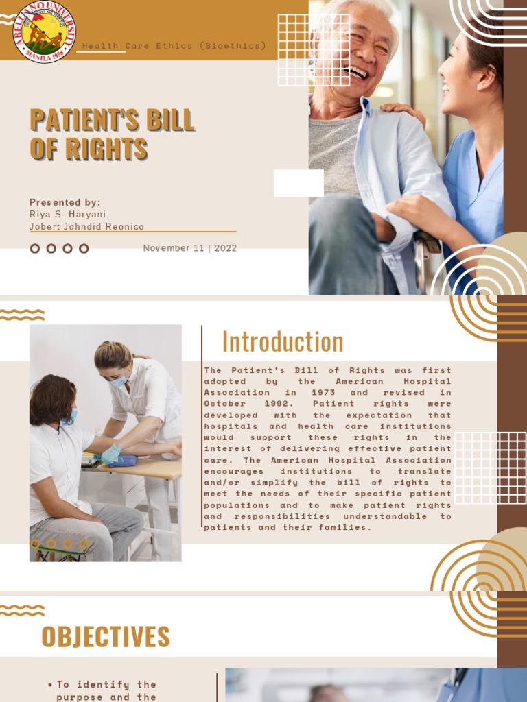 Patient's Bill of Rights | PDF | Informed Consent | Patient