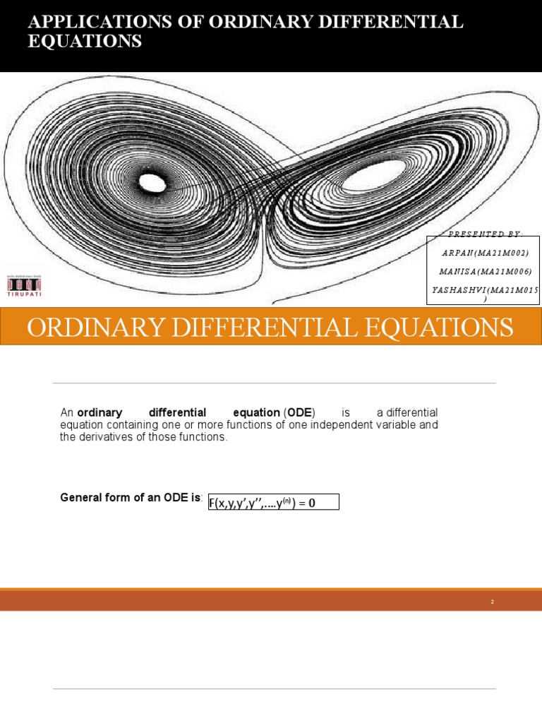 Application of Ode Presentation | PDF | Force | Waveguide