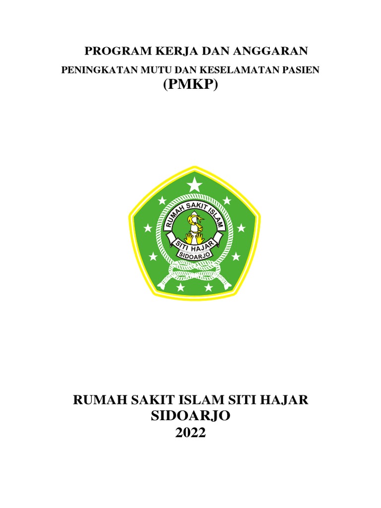 Program Kerja PMKP RSI Siti Hajar 2022 | PDF