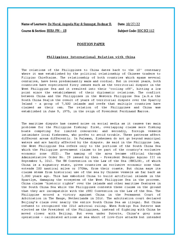 Position Paper | PDF