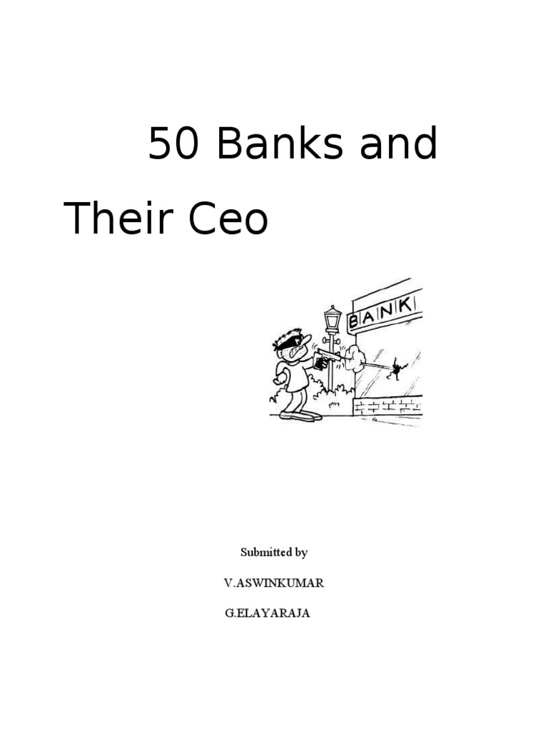 World Bank CEOs and Key Banks List | PDF | Travel