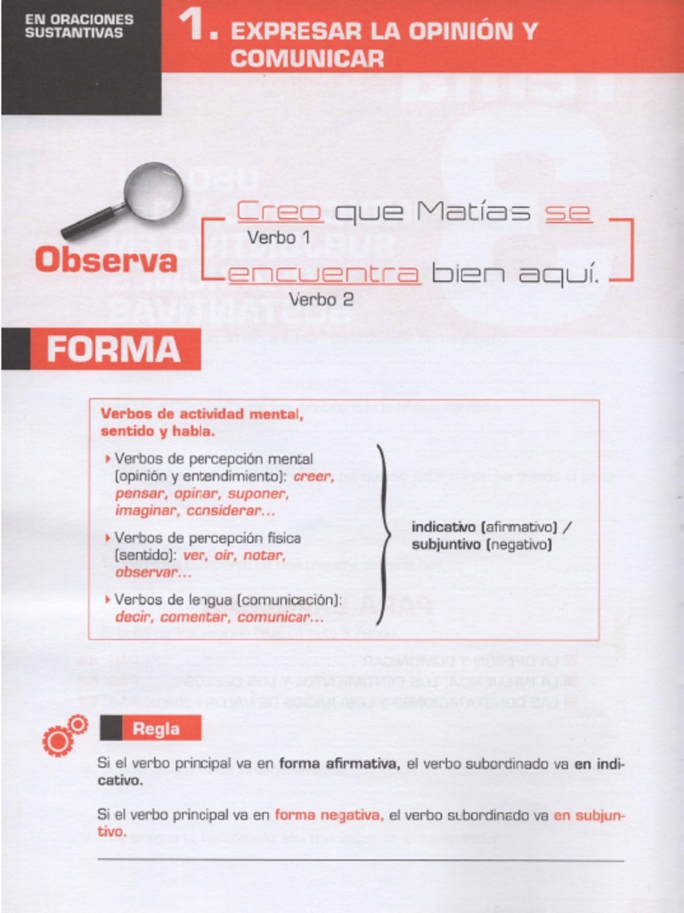 USO - Del - Subjuntivo UNO | PDF