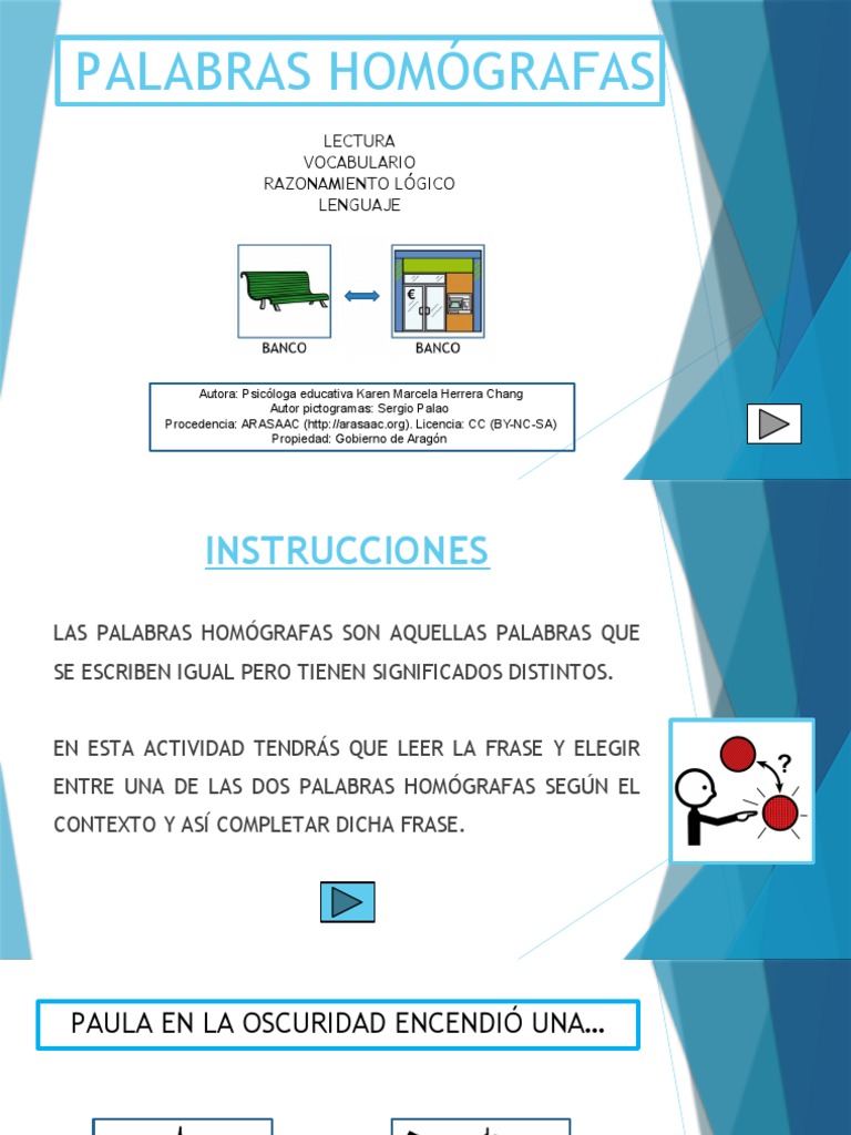 Palabras Homografas | PDF