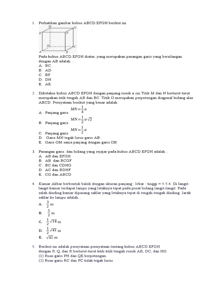 Soal Xii Mat Wajib | PDF