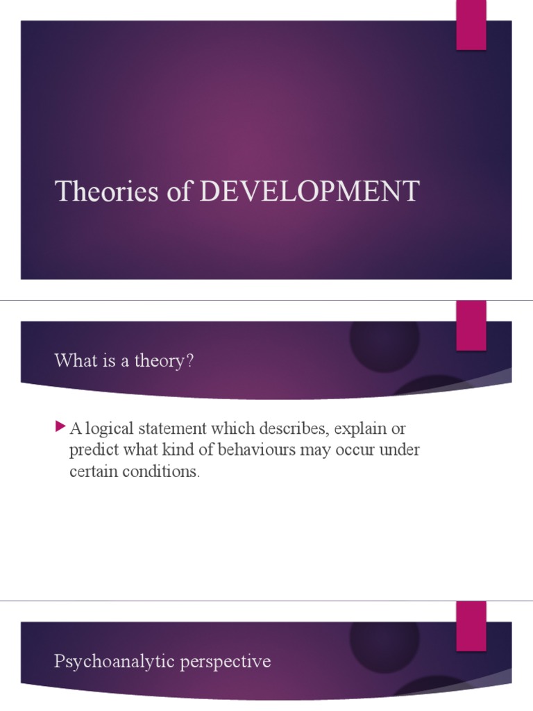 Theories of Psychological Development | PDF | Classical Conditioning | Psychoanalysis