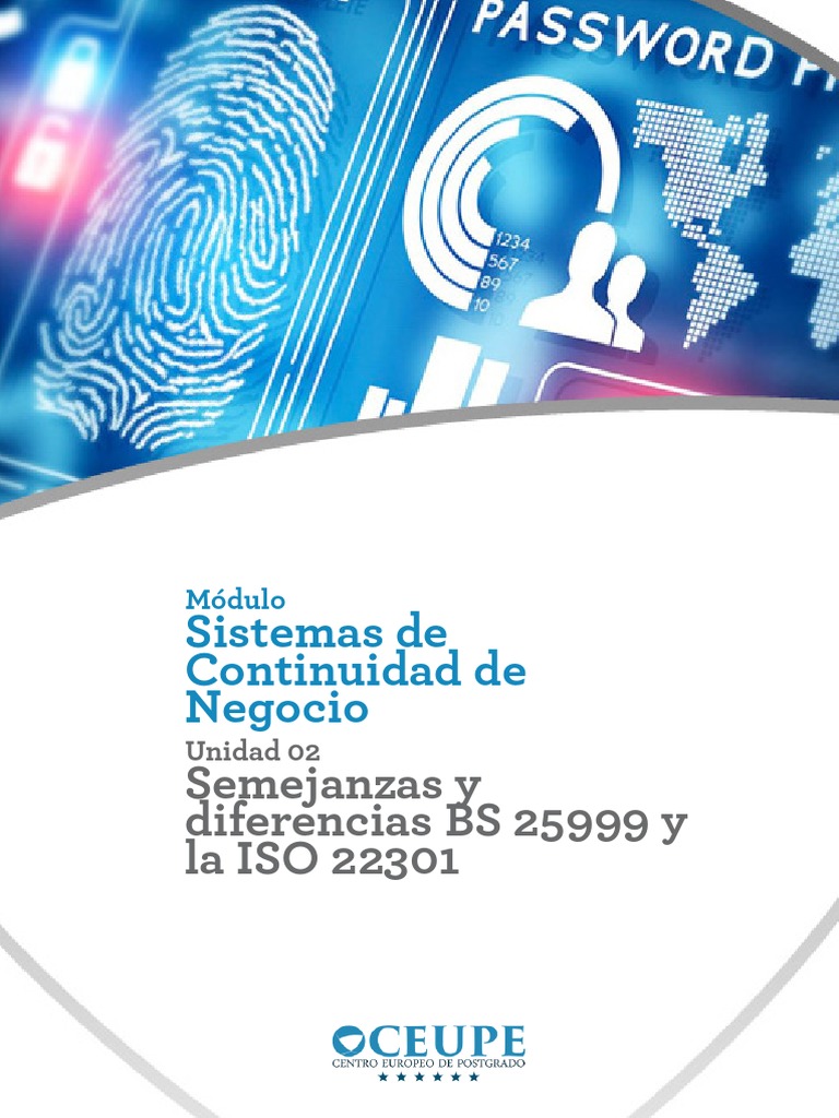 Mod2 - Unid2 - Semejanzas y Diferencias BS 25999 y La ISO 22301 | PDF