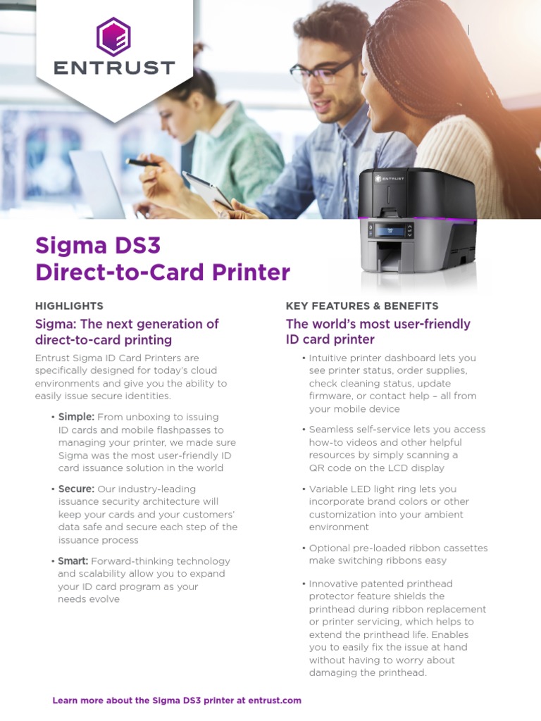 Sigma DS3 Direct To Card Printer Ds | PDF | Printer (Computing ...