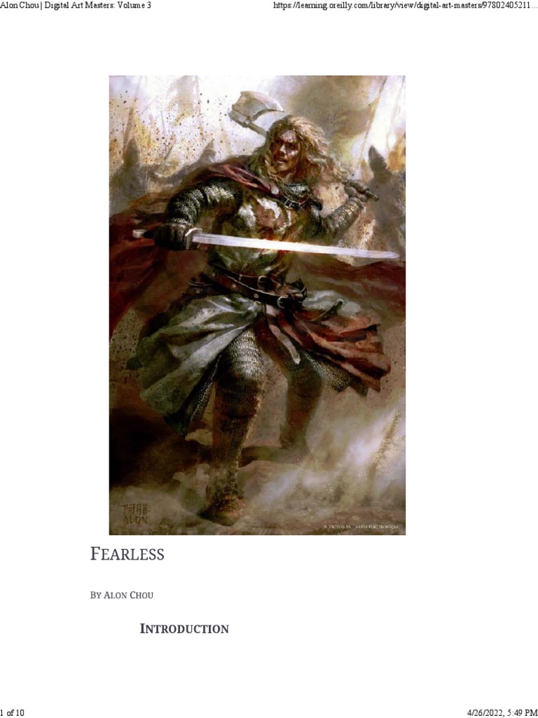 Alon Chou - Fearless - Digital Art Masters - Volume 3 | PDF | Home ...