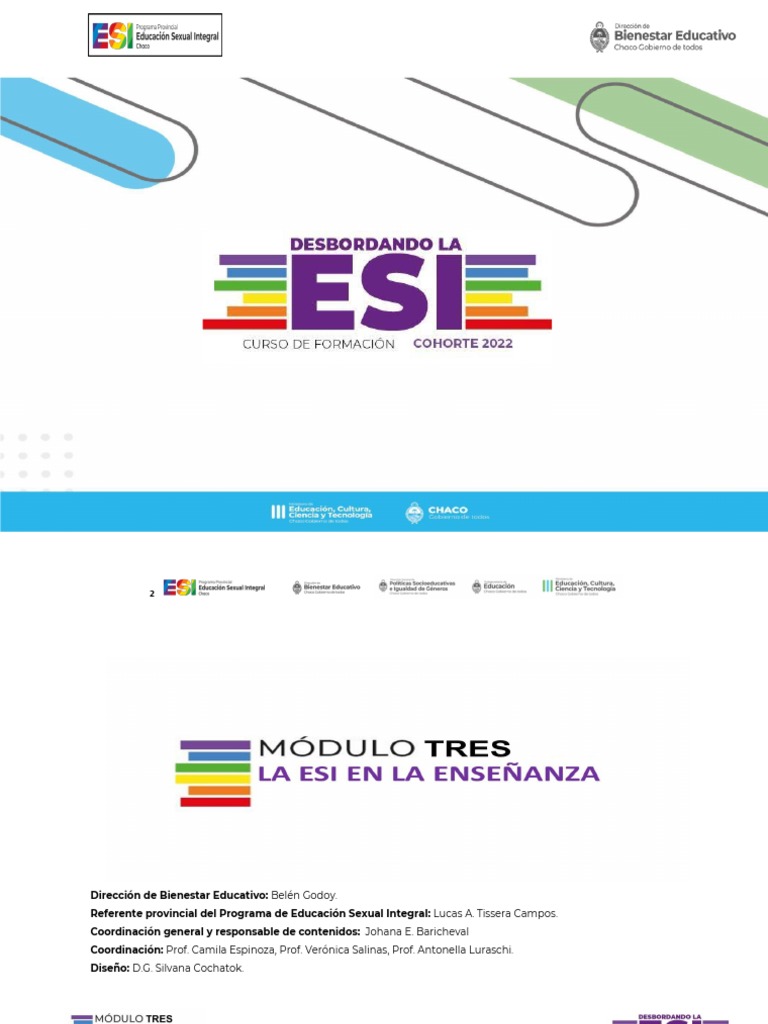 Clase 3. Módulo 3.desbordando La ESI 2022 | PDF | Plan de estudios | Método de enseñanza