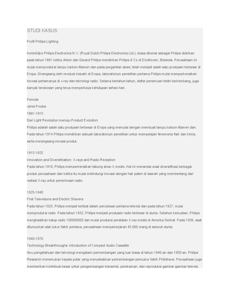 Studi Kasus Phillips | PDF