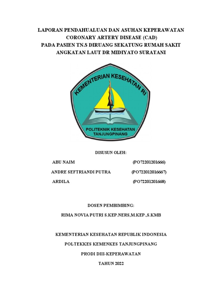 Askep Cad Kel 1 RSAL | PDF