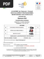 Trame Dossier E32 Bac MV 2025 | PDF