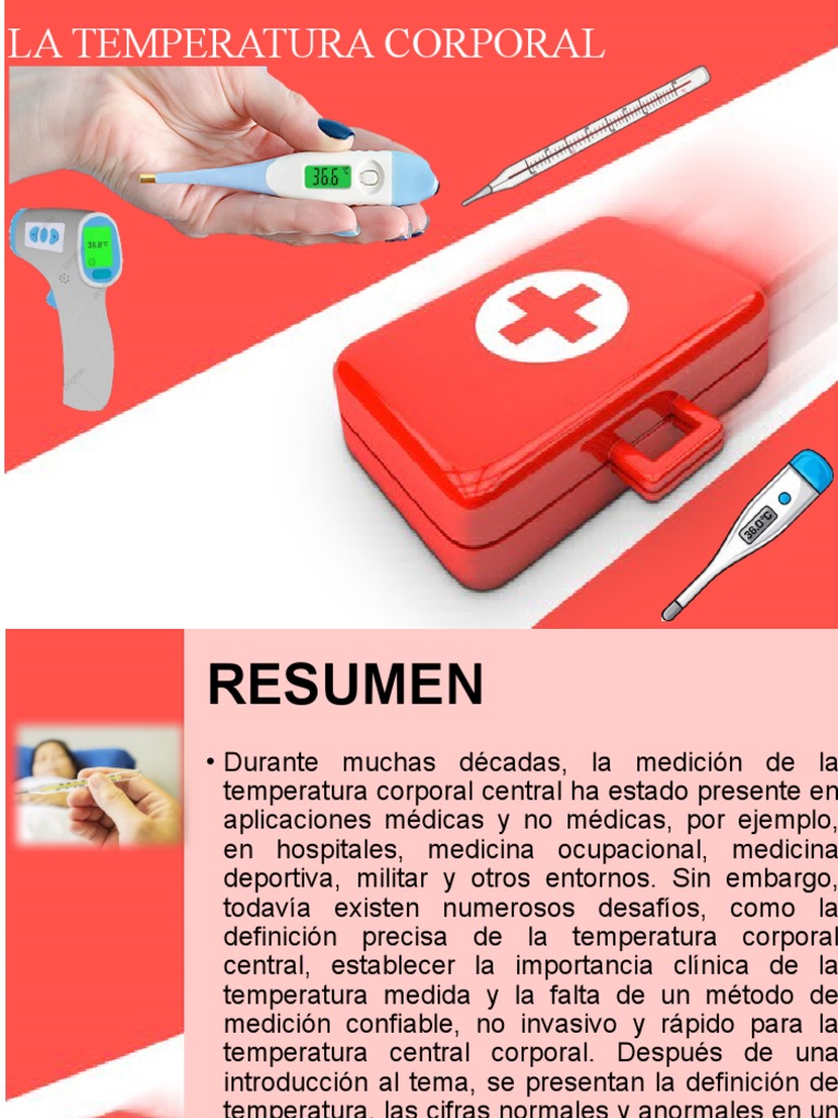 La Temperatura Corporal Grupo | PDF | Temperatura | Medicina CLINICA