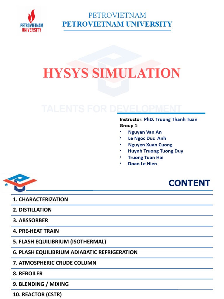 HYSYS Simulation Techniques for Chemical Processes | PDF | Chemical Reactor | Distillation