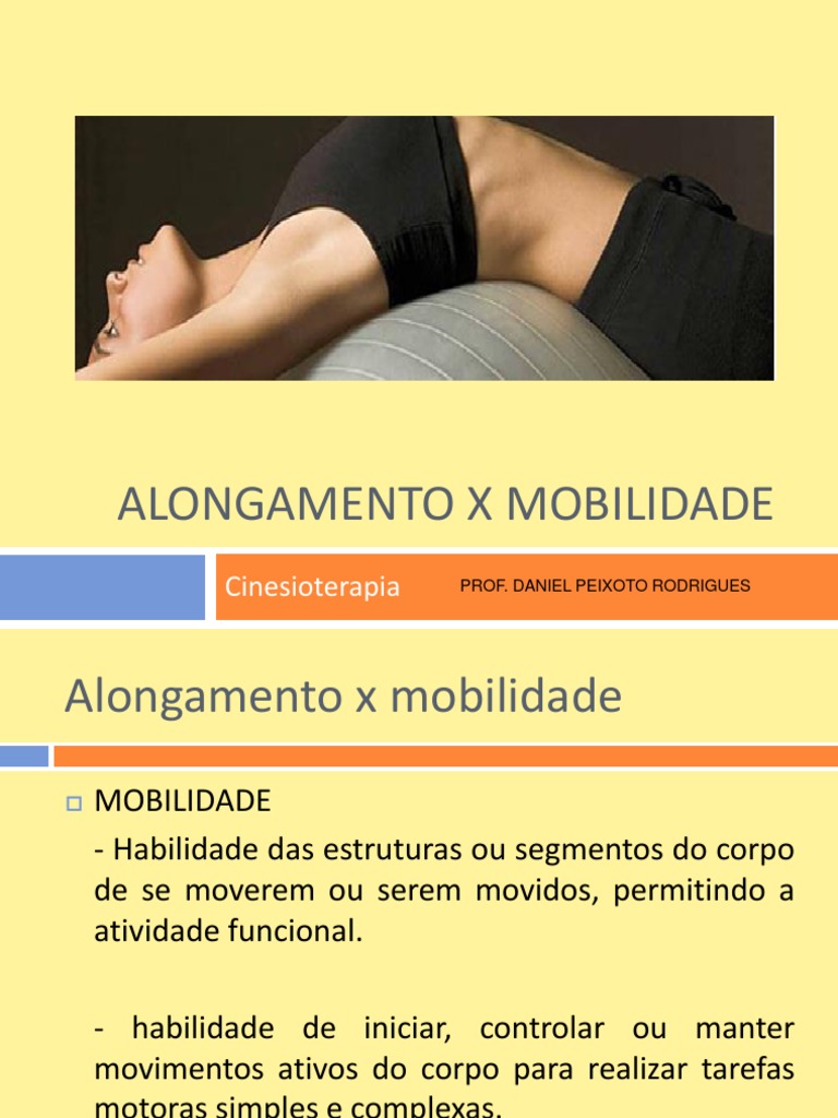 Aula Alongamento X Mobilidade | PDF