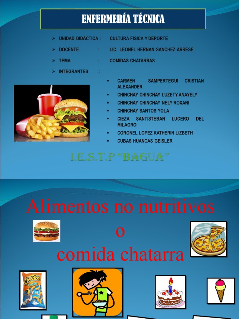 Consecuencias de la Comida Chatarra | PDF | Alimentos | Comida chatarra