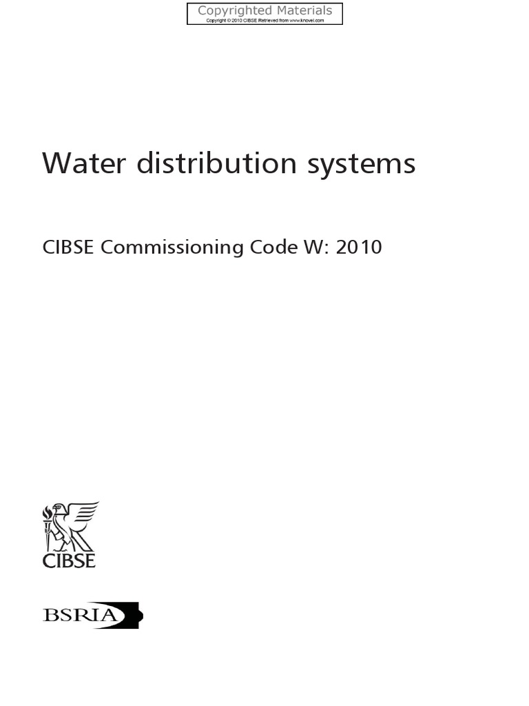 Water Distribution Systems by C. J. Parsloe | PDF | Risk Assessment ...